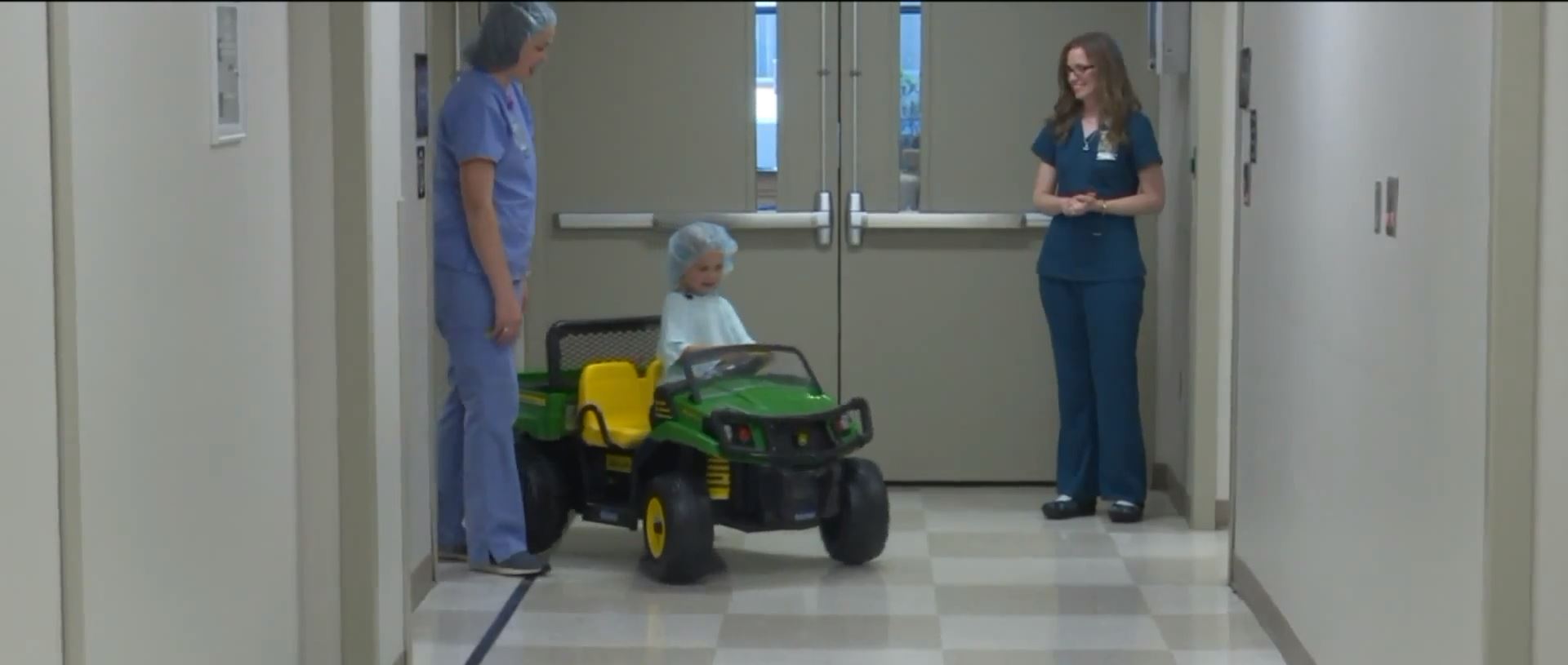 Watch Children Drive Into Surgery