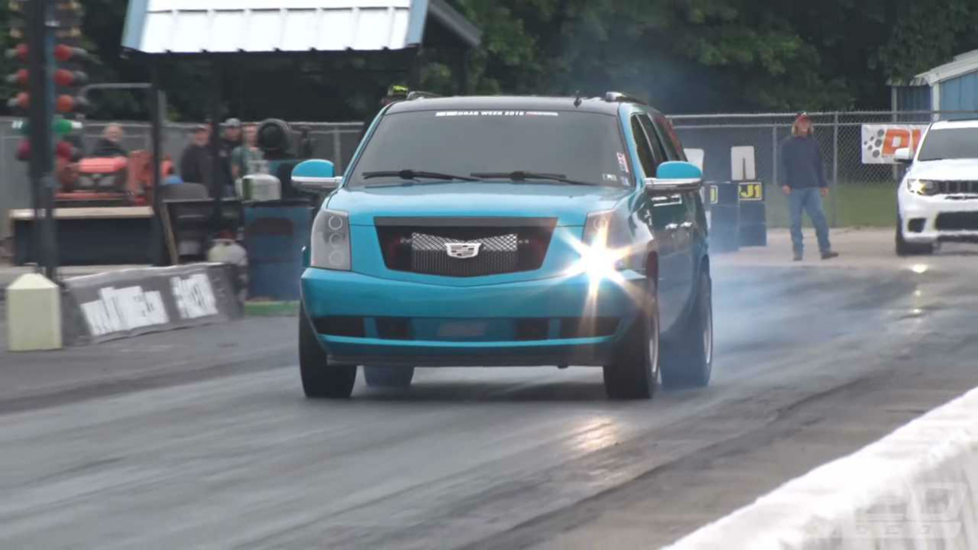 Twin-Turbo, 1,200-HP Drag Racer May Be the Fastest Cadillac Escalade in ...
