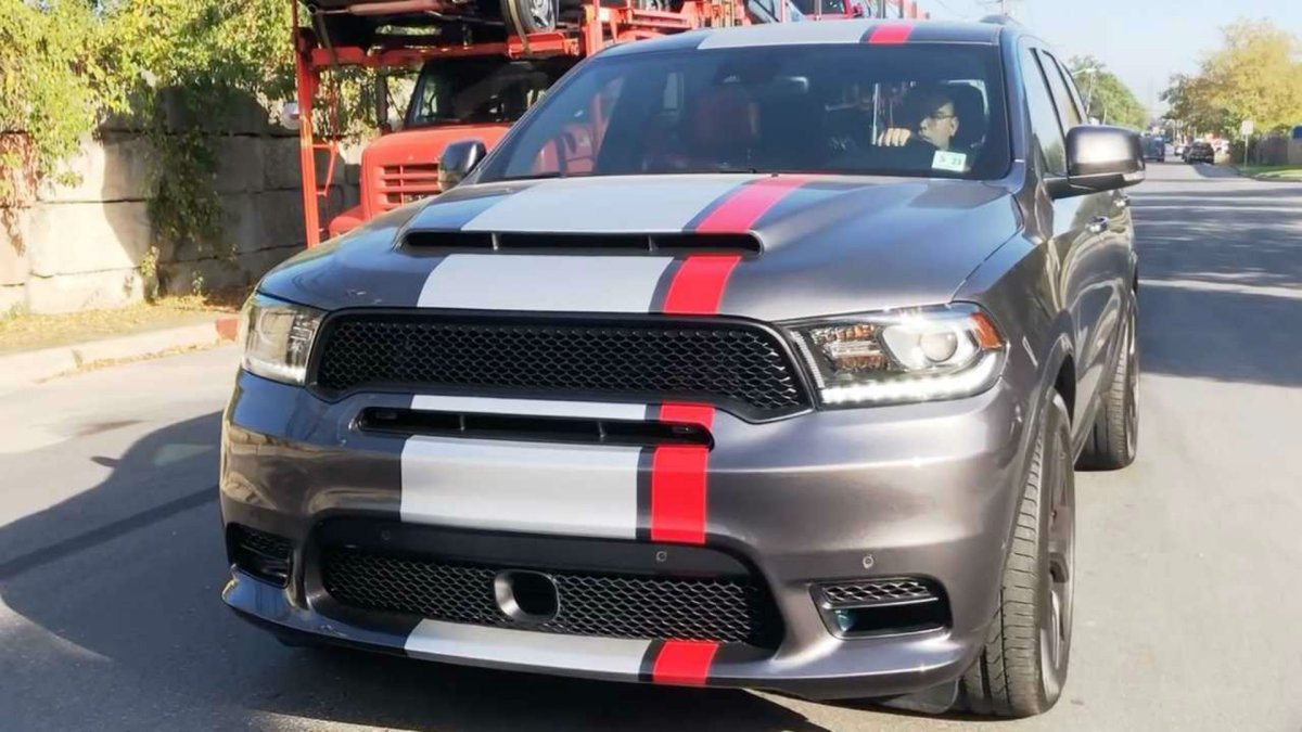 Hellcat-Powered Dodge Durango SRT With Demon Hood Is Peak SUV for Speed ...