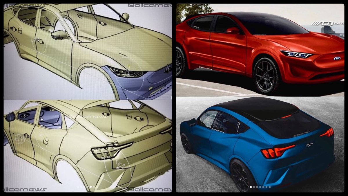 Did Design Renderings of the Mustang-Inspired 'Mach E' Electric ...