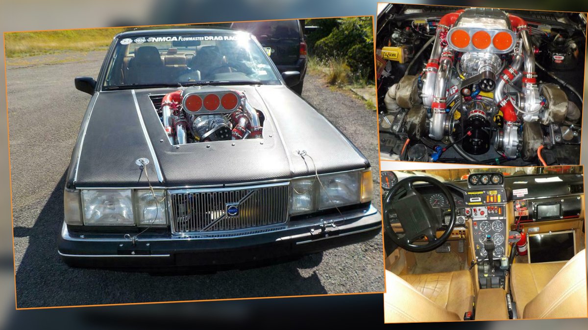 3,000-HP 1992 Volvo 960 Rocks a Quad-Turbo, Supercharged, 10.3-L V-8