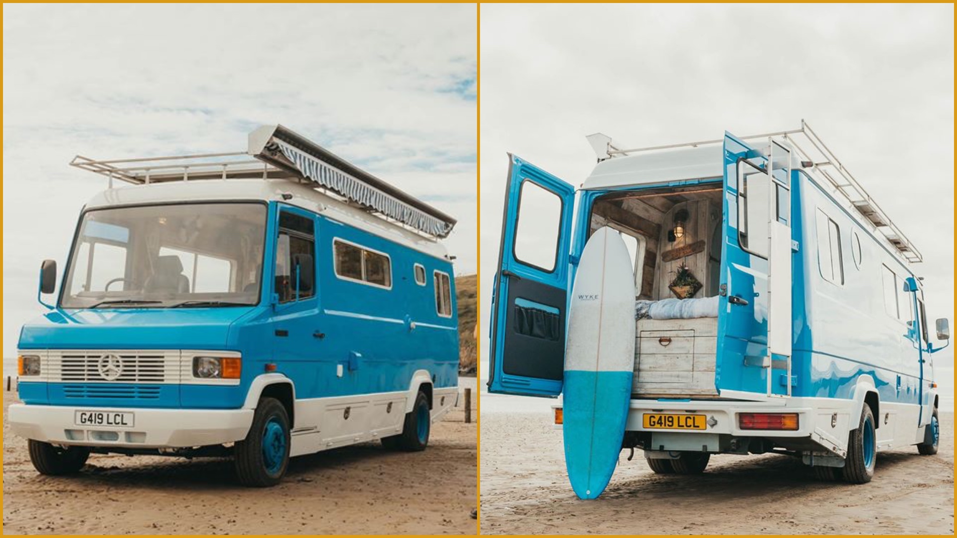Vintage Mercedes-Benz T2 609D Bus Is the Coolest Tiny Home We've Ever Seen