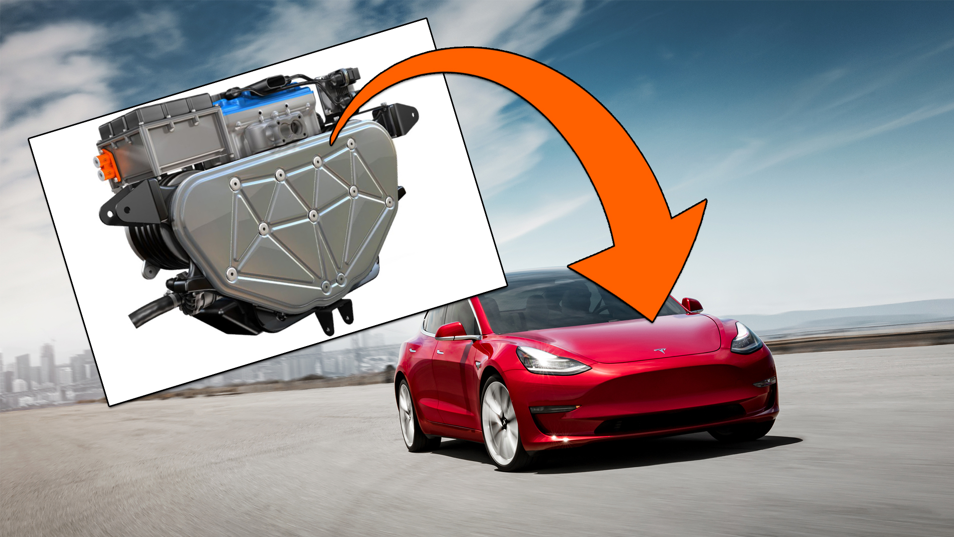 Austrian Engineers Transplant Gasoline Engine Into Tesla Model 3 to ...