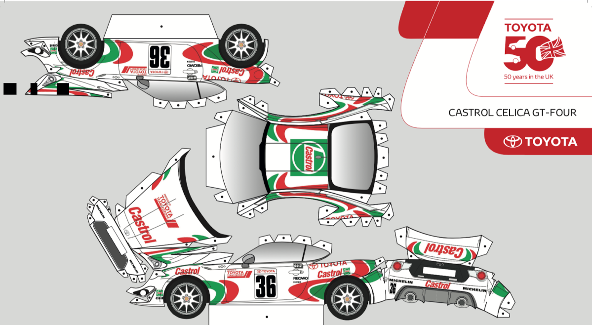 Spend Your Quarantine Building These Paper Toyota 86s in Classic Racing ...