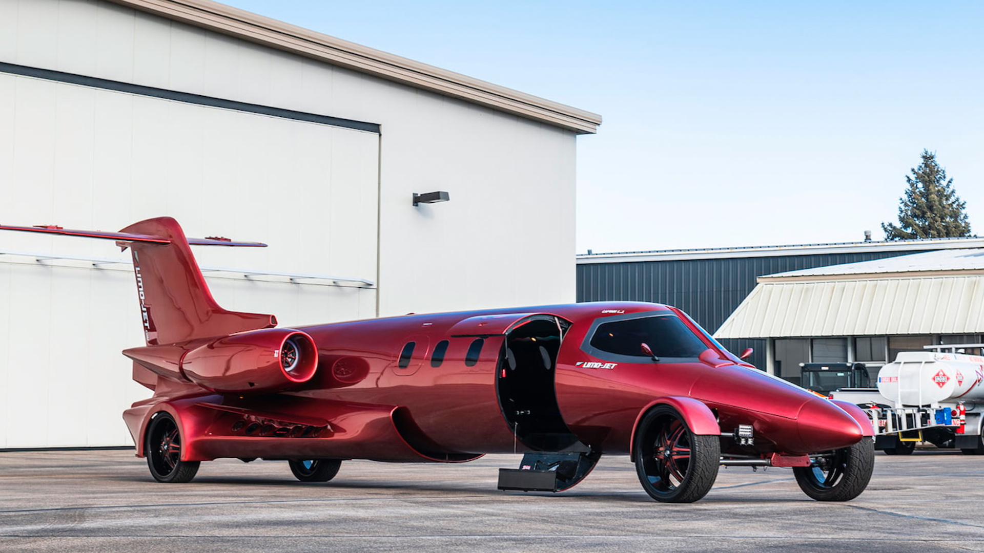There's No Limo More Extreme Than This $1M Learjet-Turned-Party Rig