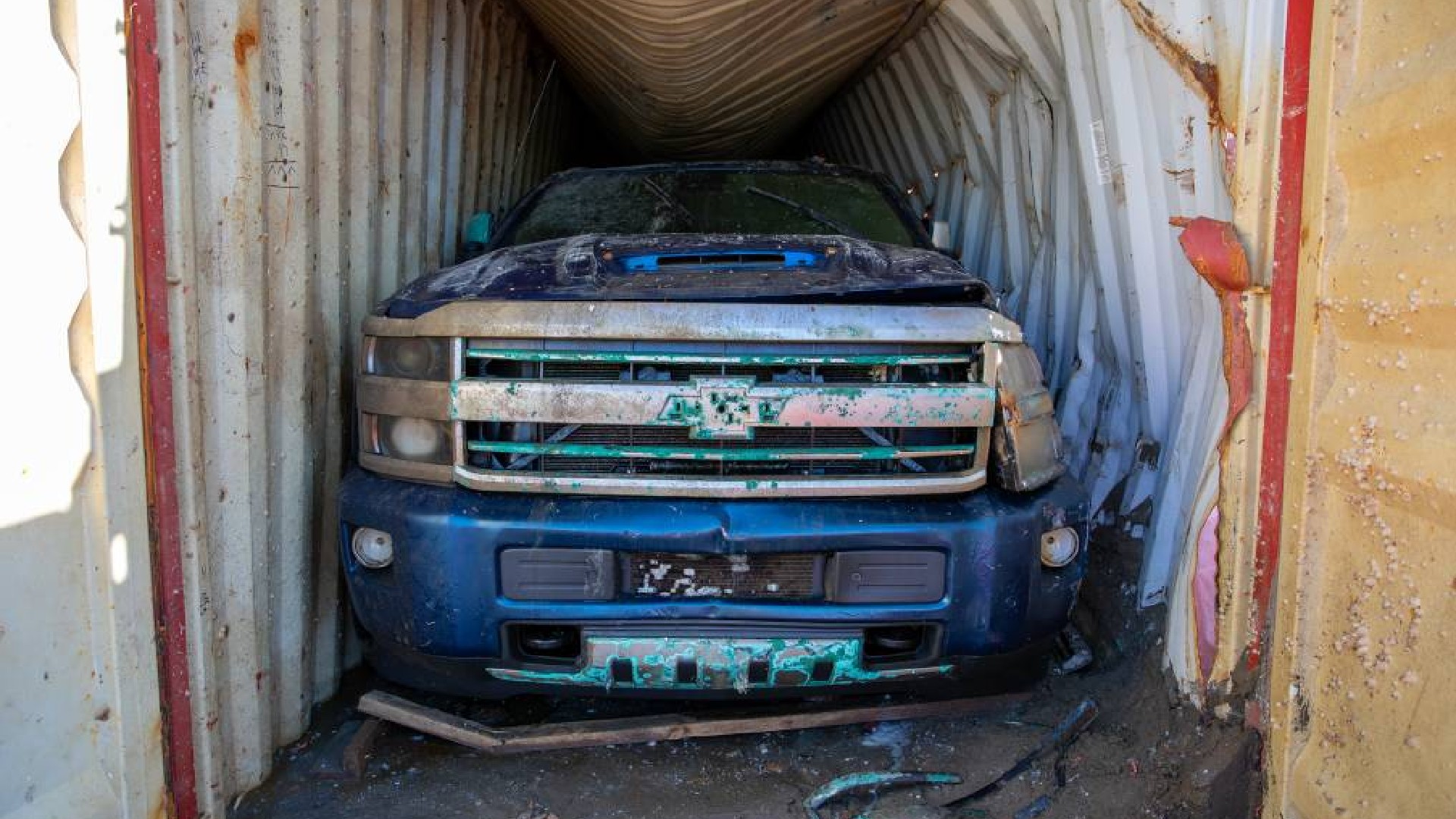 Pair of Chevrolet Silverado Pickups Yanked From Ocean Floor After 22 ...