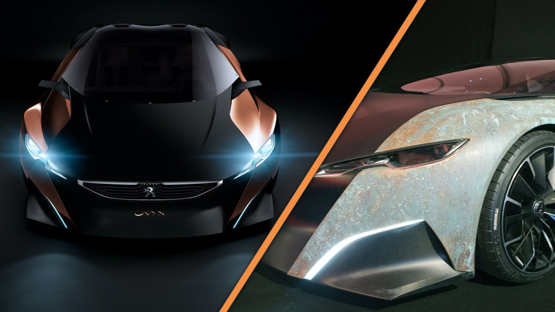 The Peugeot Onyx Was a Copper-Bodied Supercar that Aged Like the Statue ...