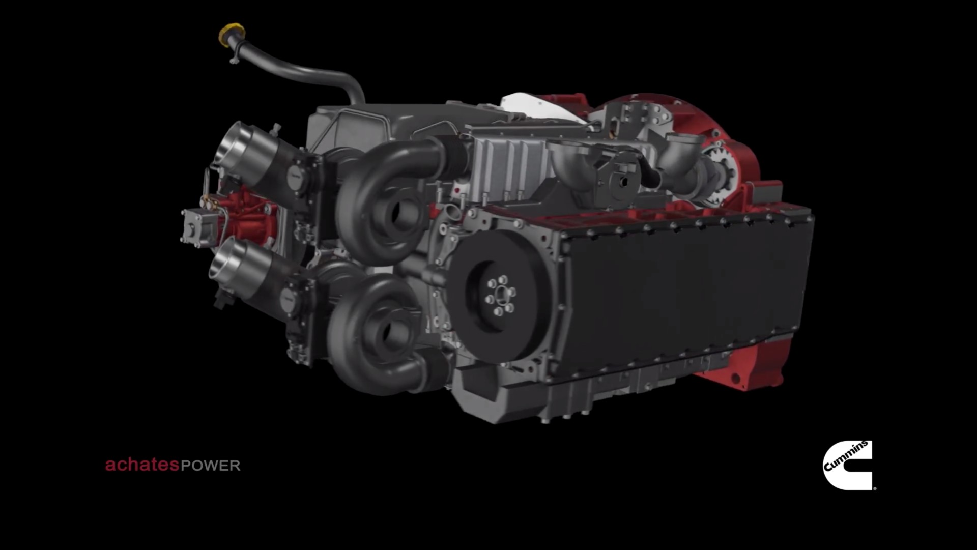 How Cummins Designed a 14.3L Flat-Four With Eight Pistons, No Valves ...