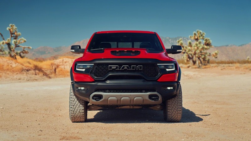 Hellcat-Powered 2021 Ram TRX Easter Egg Pokes Fun at Ford Raptor