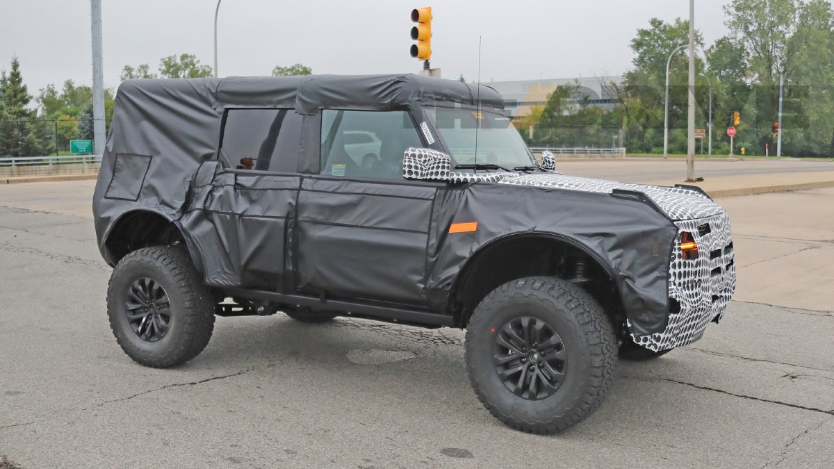 Here's the Amped-Up Ford Bronco Raptor Out Testing In the Wild