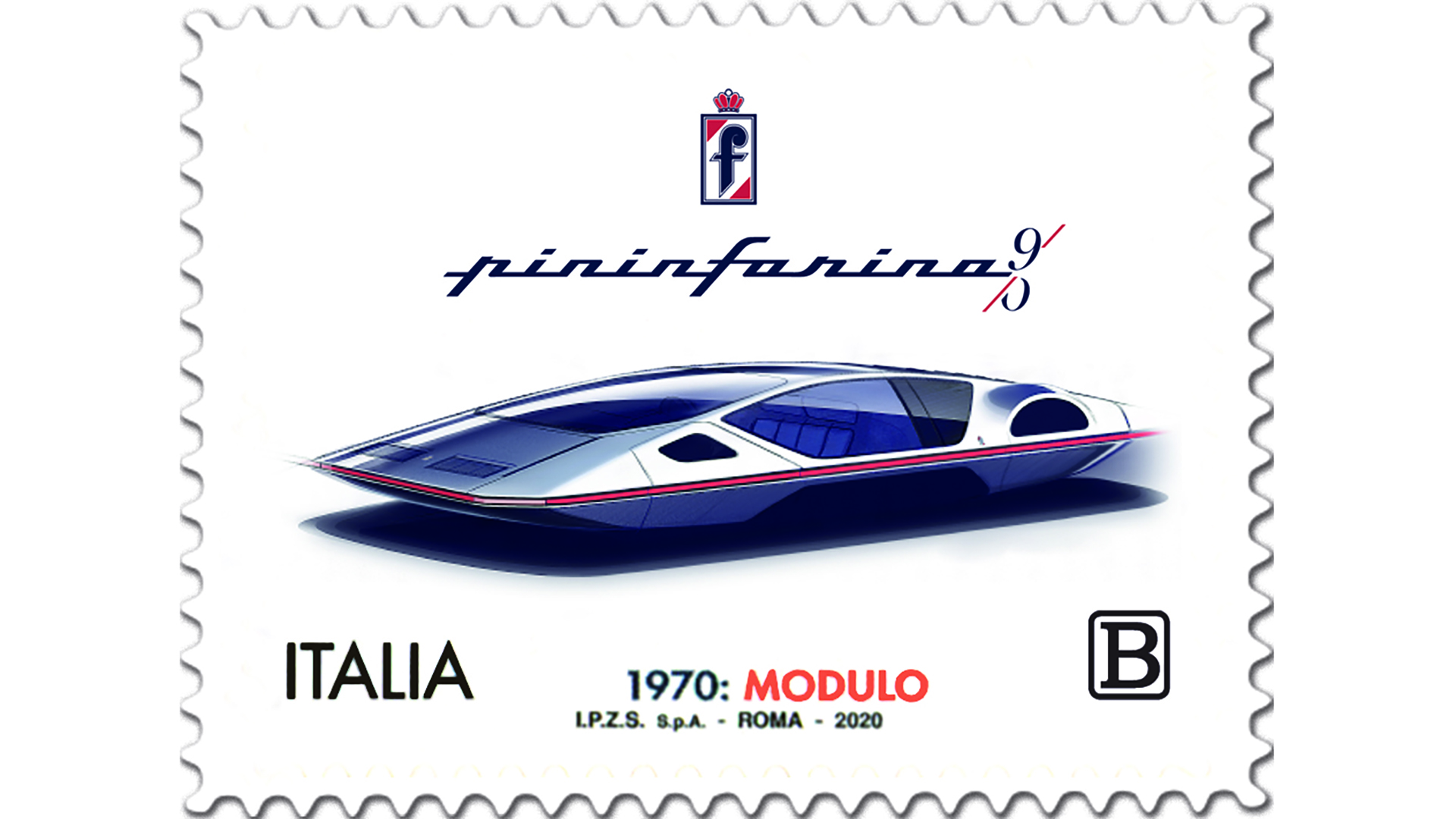 The Wild Rebirth of the Ferrari Modulo, Now a Stamp for Pininfarina’s ...