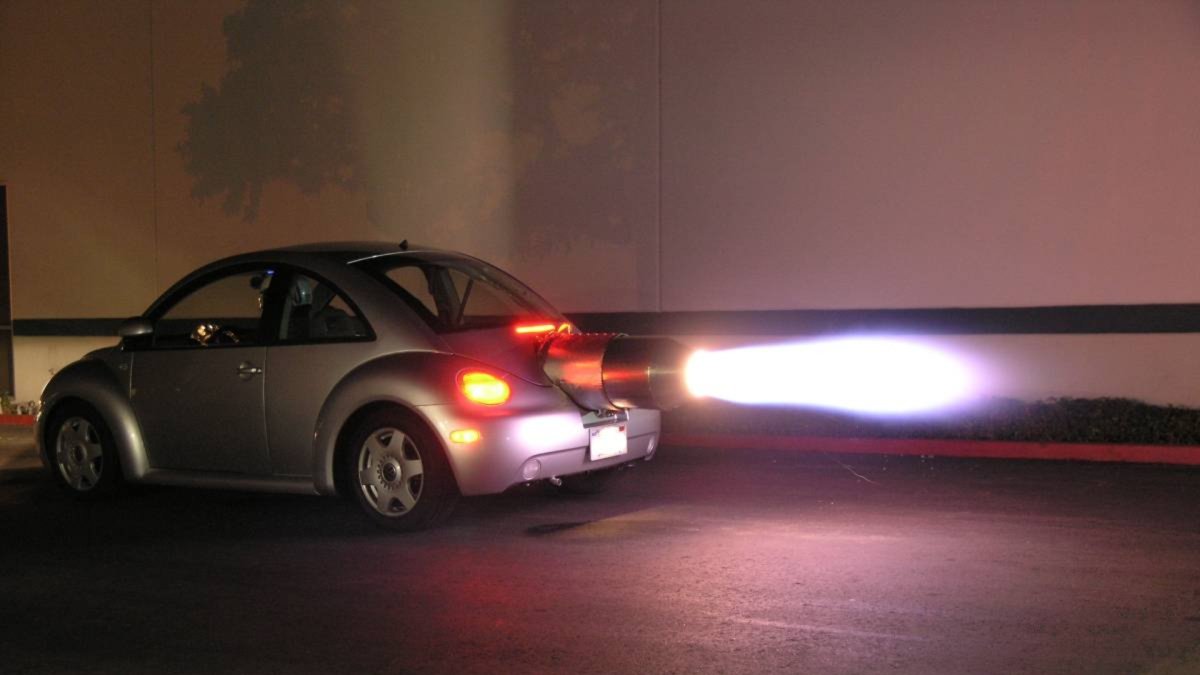 Tailgaters Beware This Road-Legal, Jet-Engined VW Beetle Built By a Mad ...