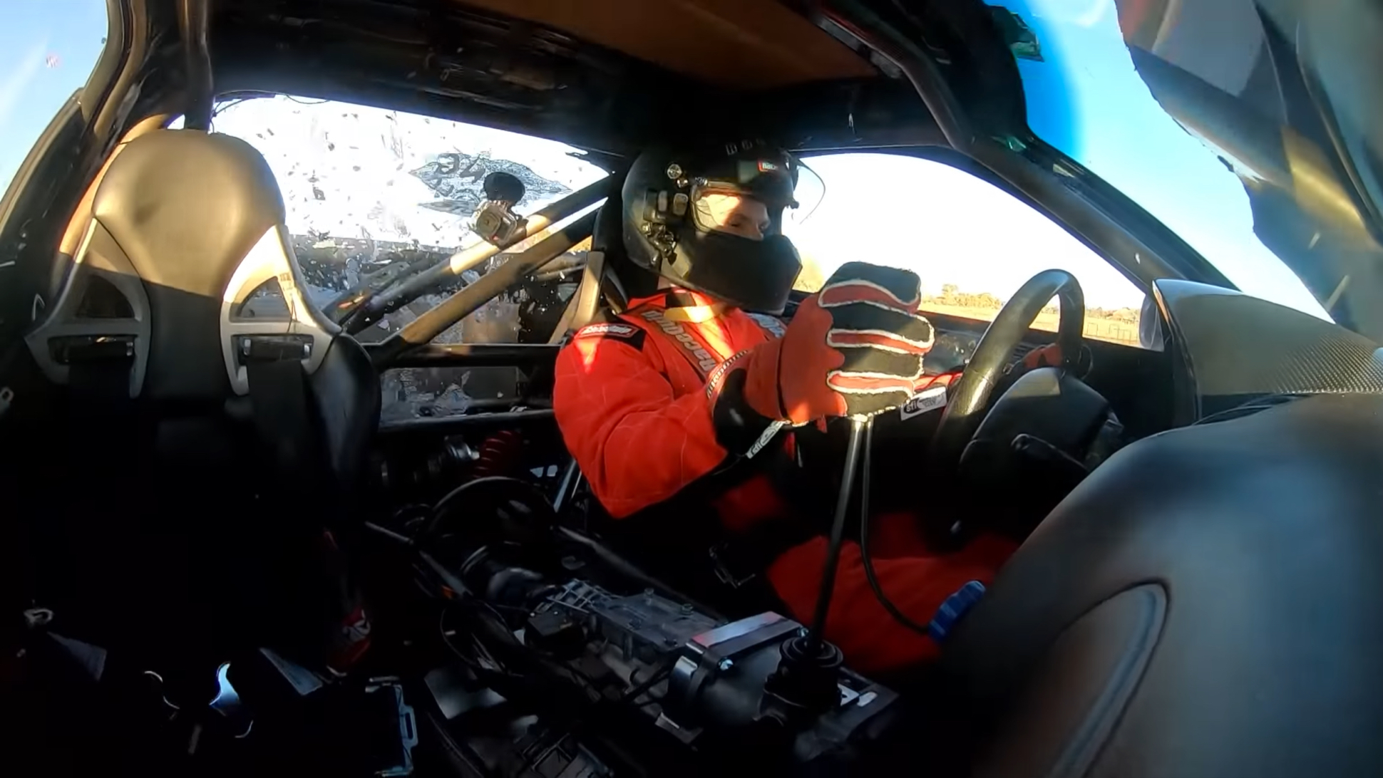 Watch Rob Dahm’s 1,240-HP Four-Rotor Mazda RX-7 Tear Itself Apart ...