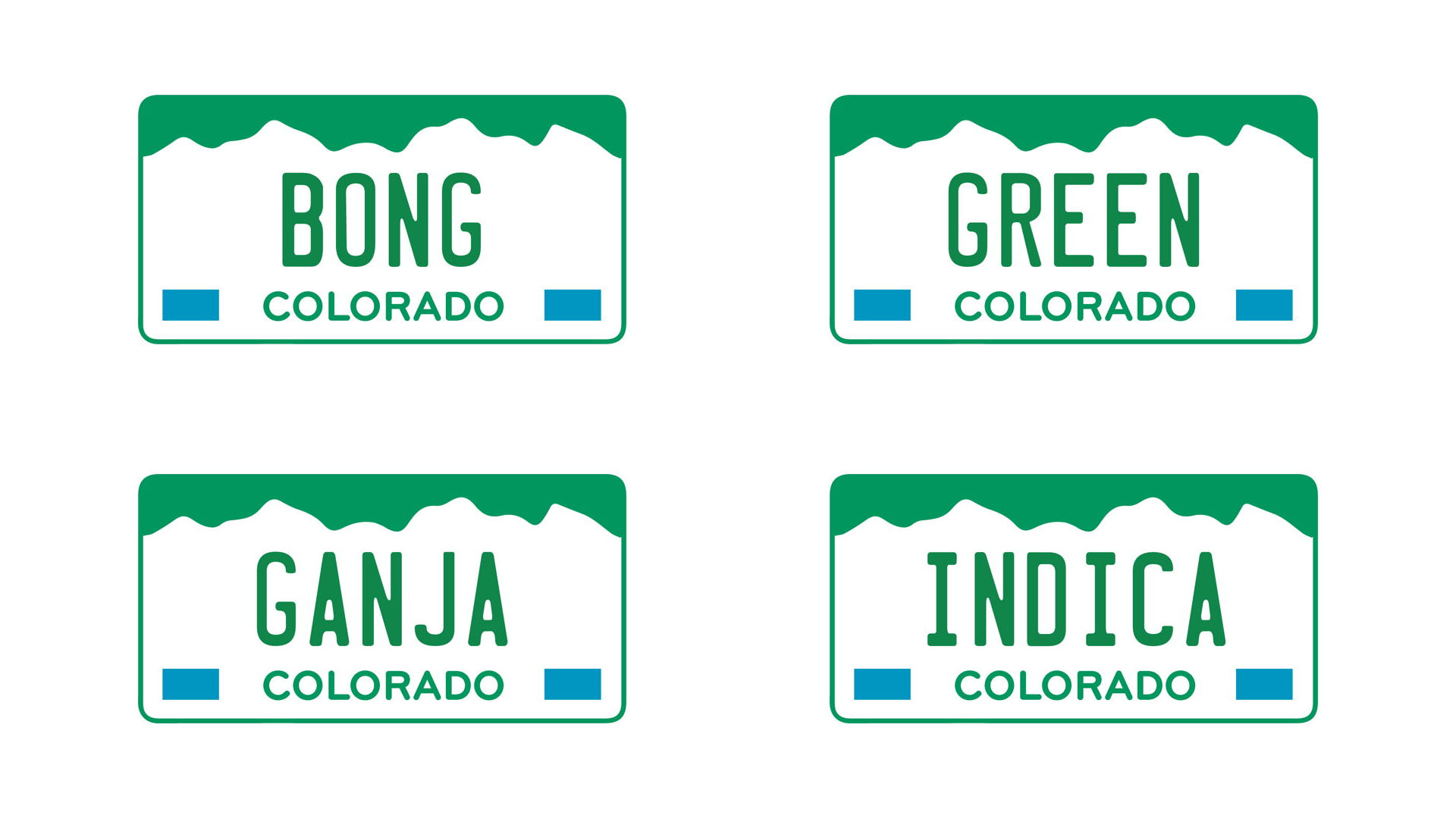Weed-Themed Colorado License Plates Like ‘BONG’ and ‘GANJA’ Are Selling ...