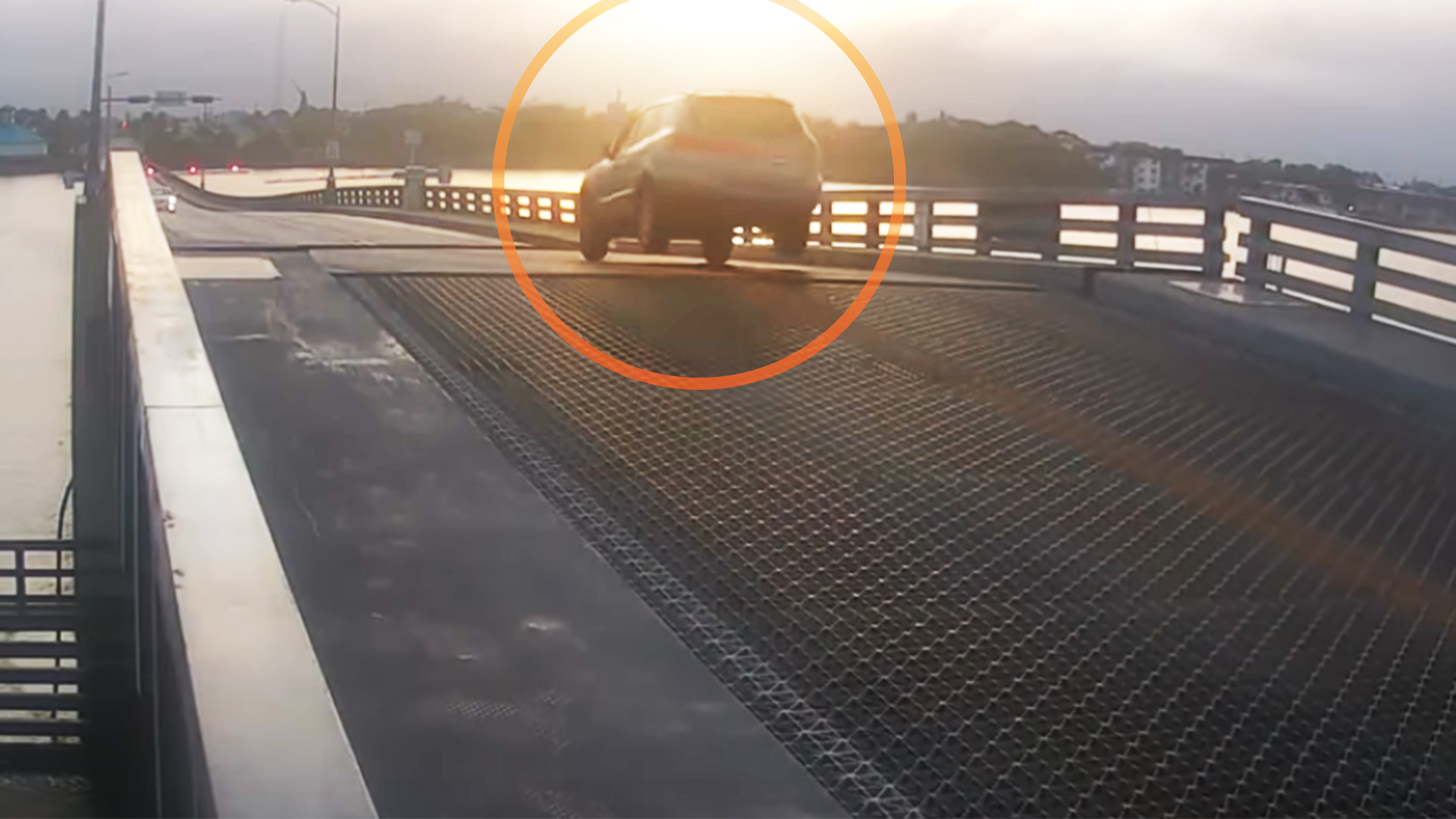 Florida Man Jumps a Rising Drawbridge in a Hyundai Santa Fe