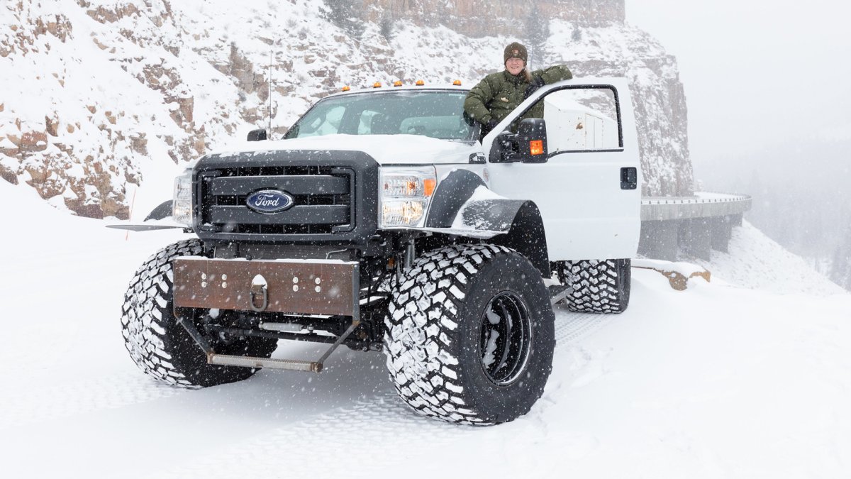 Yellowstone National Park Uses a Monster Ford Super Duty on 49-Inch ...