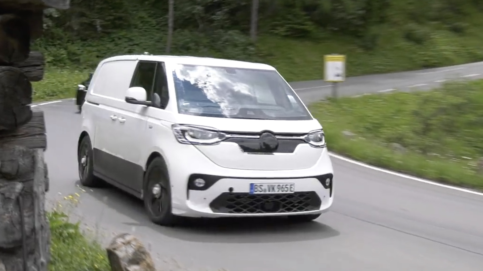 VW ID Buzz Prototype Spotted Testing Looks Unlike Concept