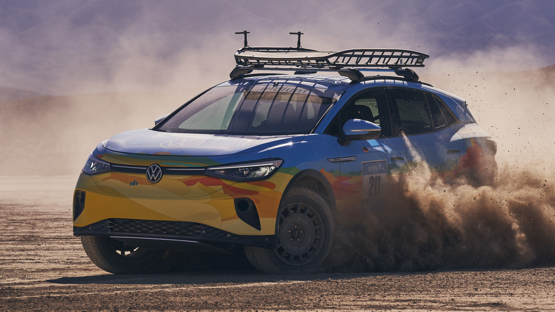 Drifting Off-Road VW ID.4s Shows Mods Can Make Even Dull Crossovers Fun