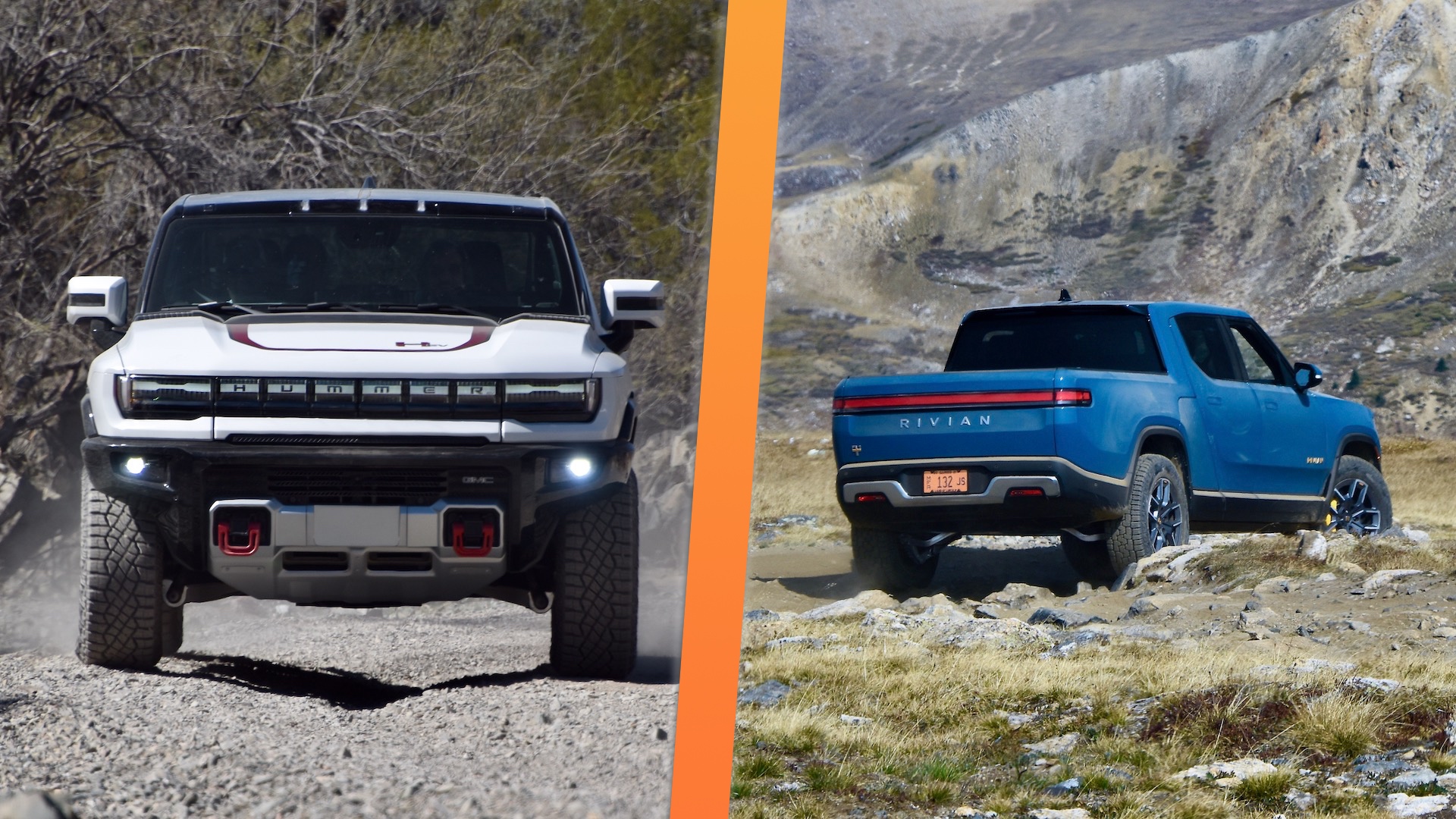 GMC Hummer EV vs. Rivian R1T: Here's How They Compare Off-Road