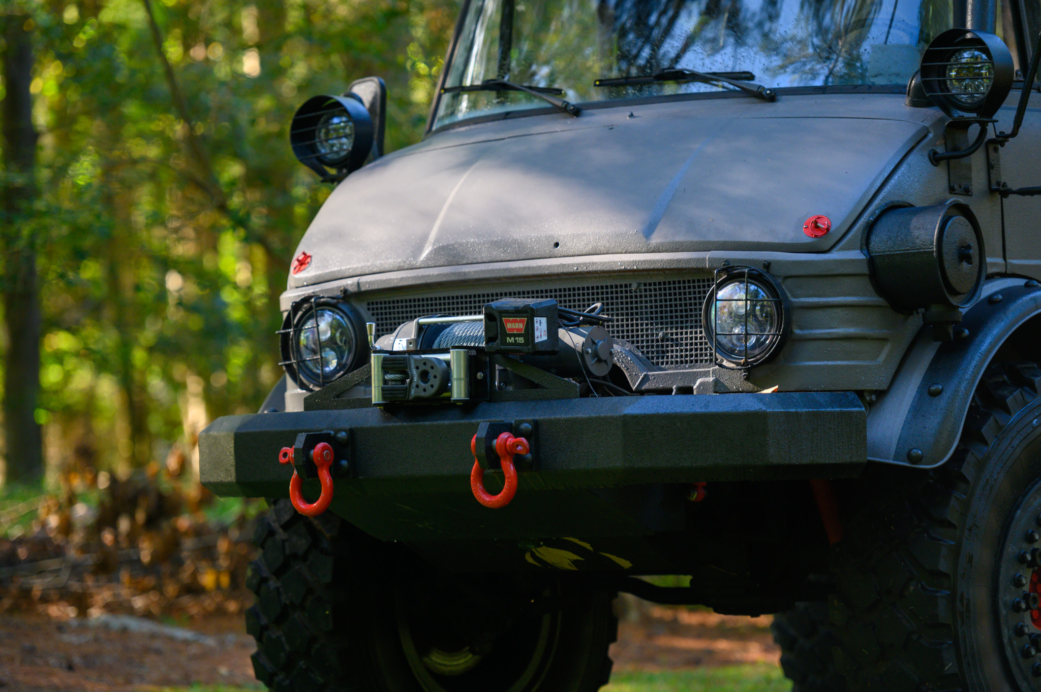 Modified 1987 Freightliner Unimog on Monstrous 43-Inch Tires Is ...