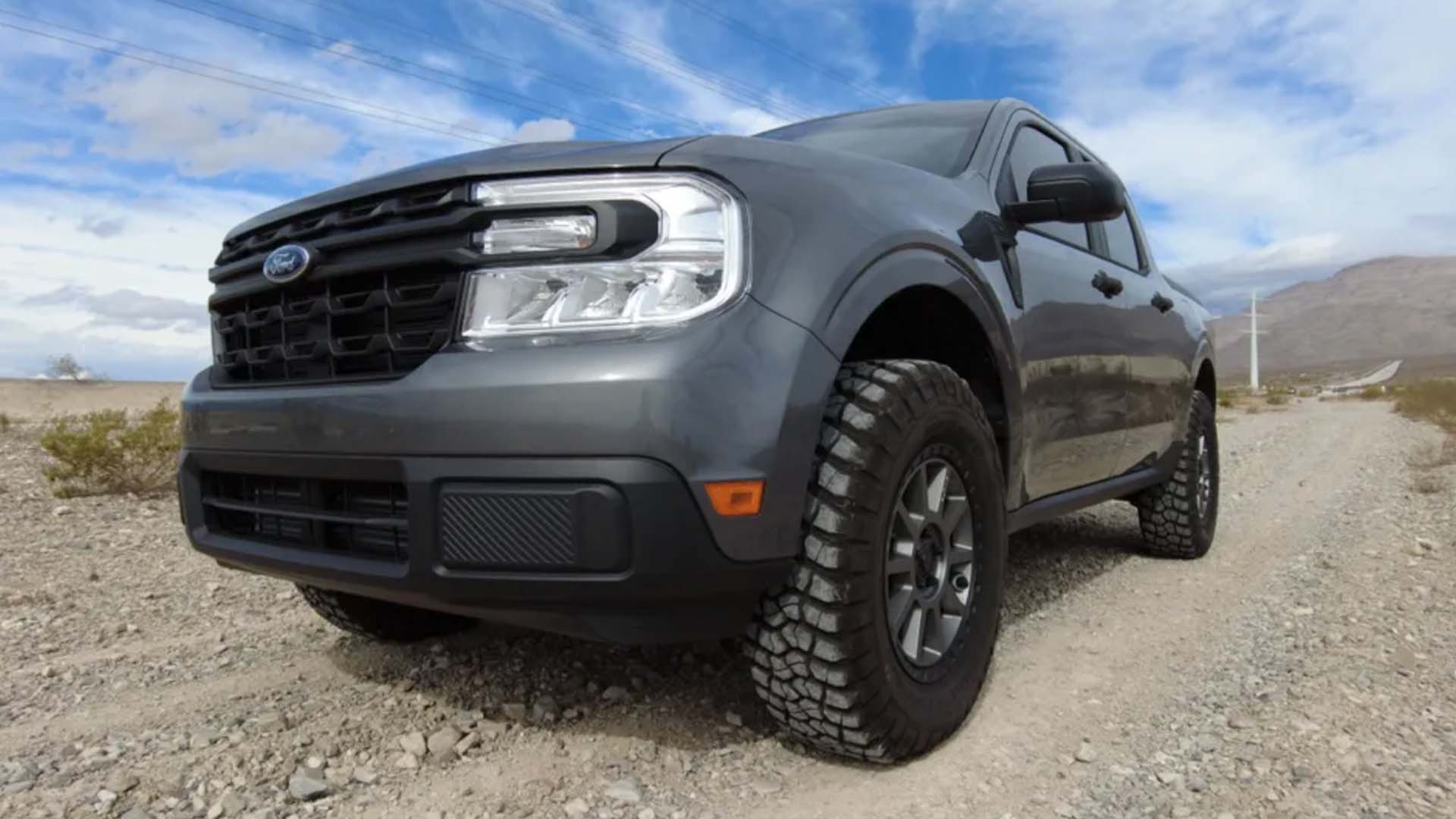 Lifted Ford Maverick on 32-Inch Tires Looks Like a Real Truck